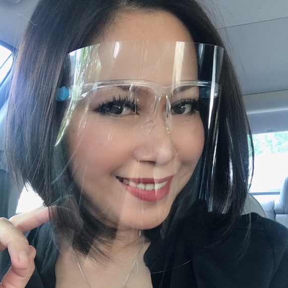 Other | Face Shield Full Cover Clear Glasses Reusable New | Poshmark